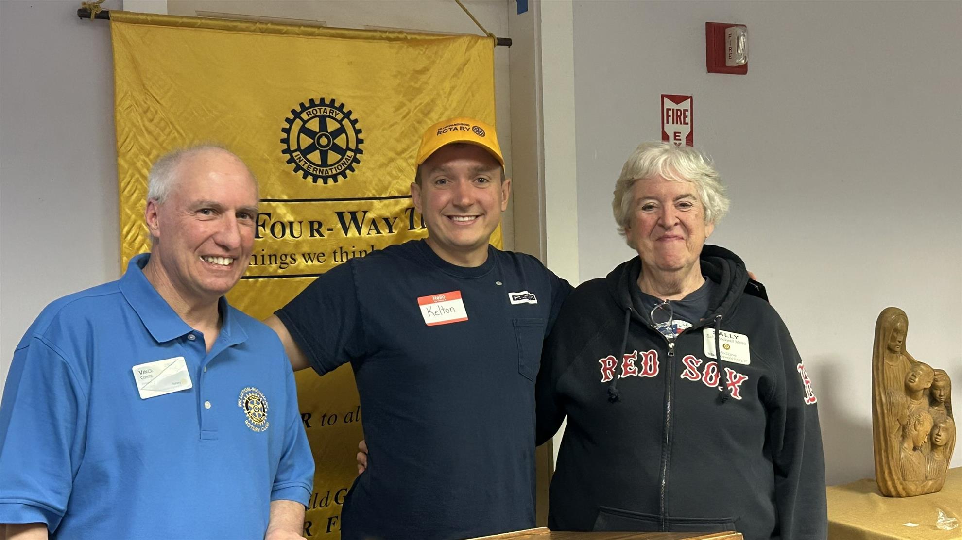 Welcoming new member Kelton Bogasky | Rotary Club of Williston-Richmond