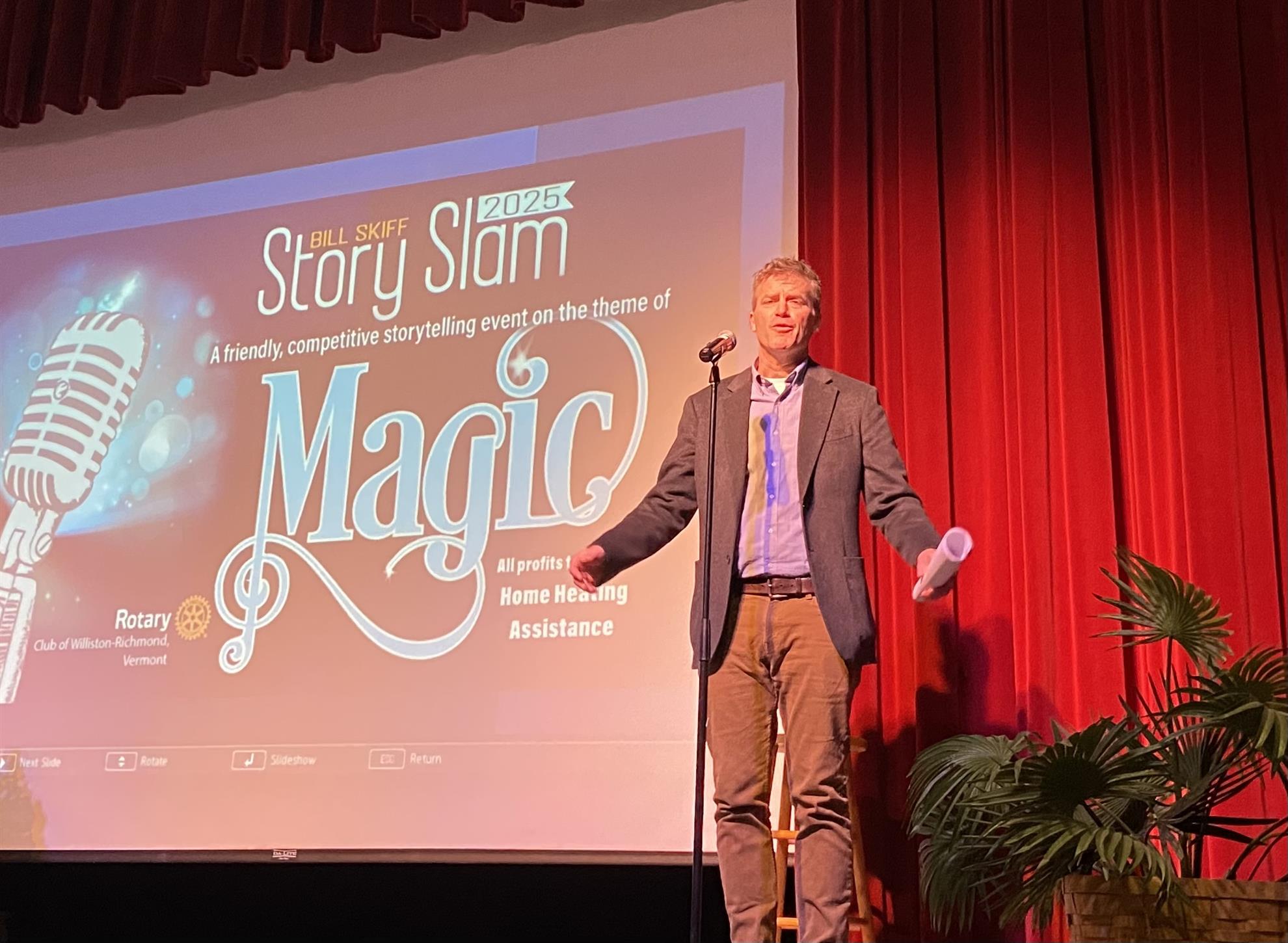 Bill Skiff Story Slam - 2025 | Rotary Club of Williston-Richmond