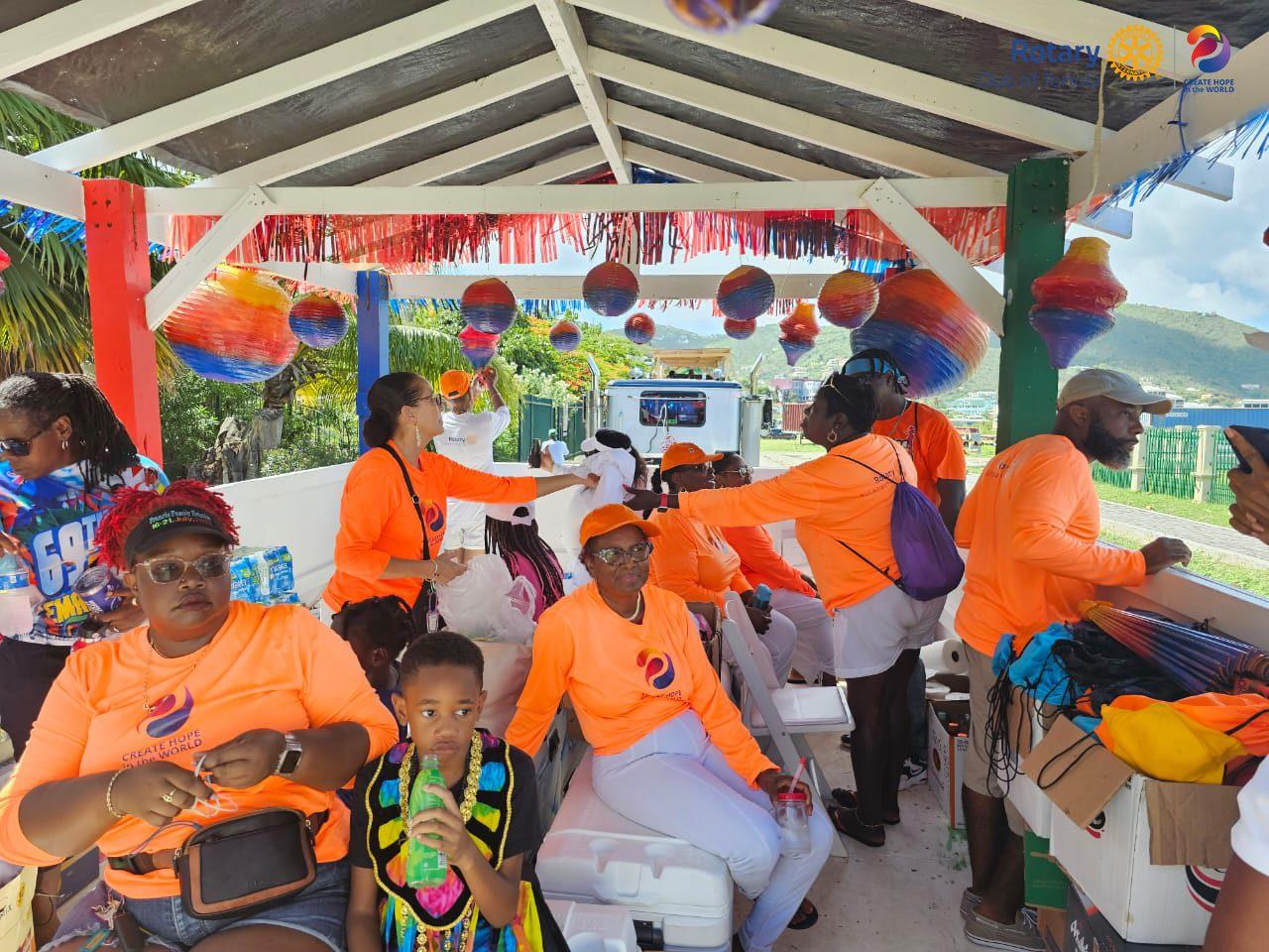 Rotary Floupe on Parade Day! | Rotary Club of Tortola