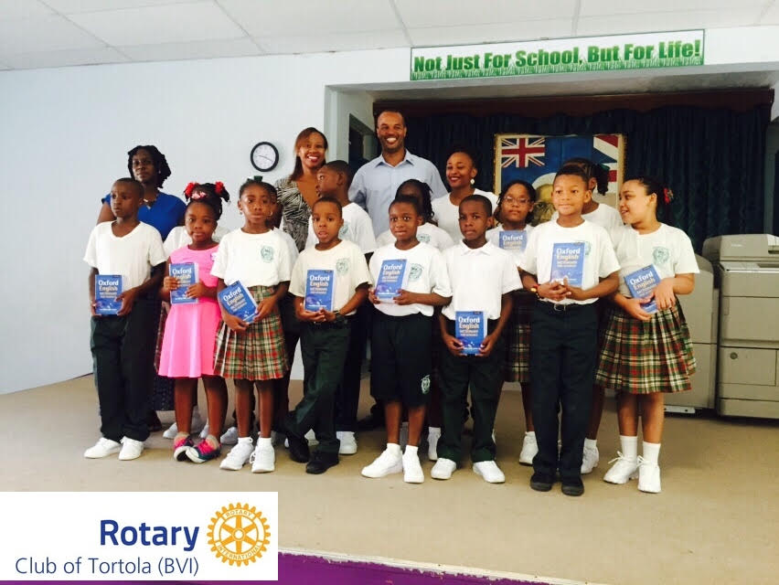 Rotarians of the Rotary Club of Tortola Distribute Dictionaries to ...