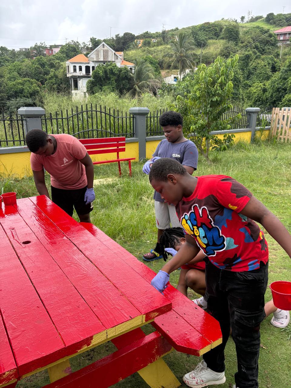 Bright Benches, Brighter Futures: Rotary Youths Beautify Joyce Samuel ...