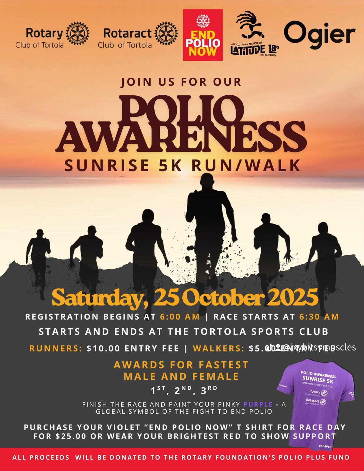 Tomorrow: Rotary Polio Walk—let’s finish the fight 💪 | Rotary Club of ...