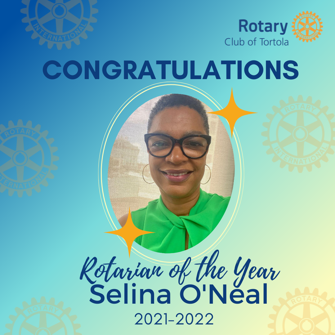 Rotarian of the Year 2022-2023 | Rotary Club of Tortola