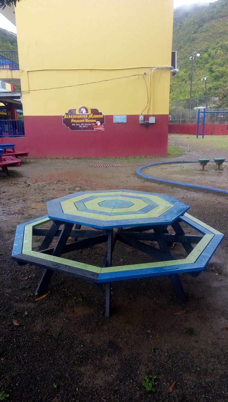 Donation of new school benches to adopted school | Rotary Club of Tortola