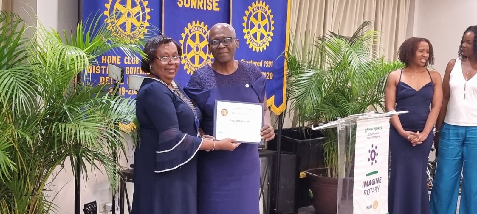 DG Deborah Howell visits BVI Rotary Family | Rotary Club of Tortola
