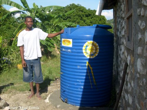 Water Tanks Installed in Haiti | Rotary Club of Tortola