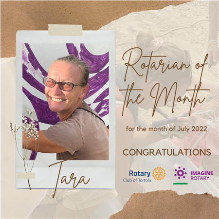 Rotarian of the Month of July 2022: Tara Domican | Rotary Club of Tortola
