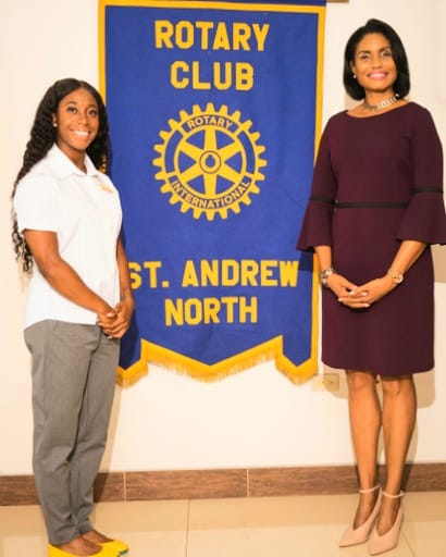 Paul Harris Fellow Recognition for Ambassador Shelly-Ann Fraser-Pryce, IPP Nakia Rowe and Rtn ...