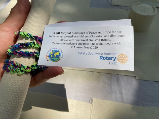 Spreading messages of Peace and Hope | Bellaire / Southwest Houston ...