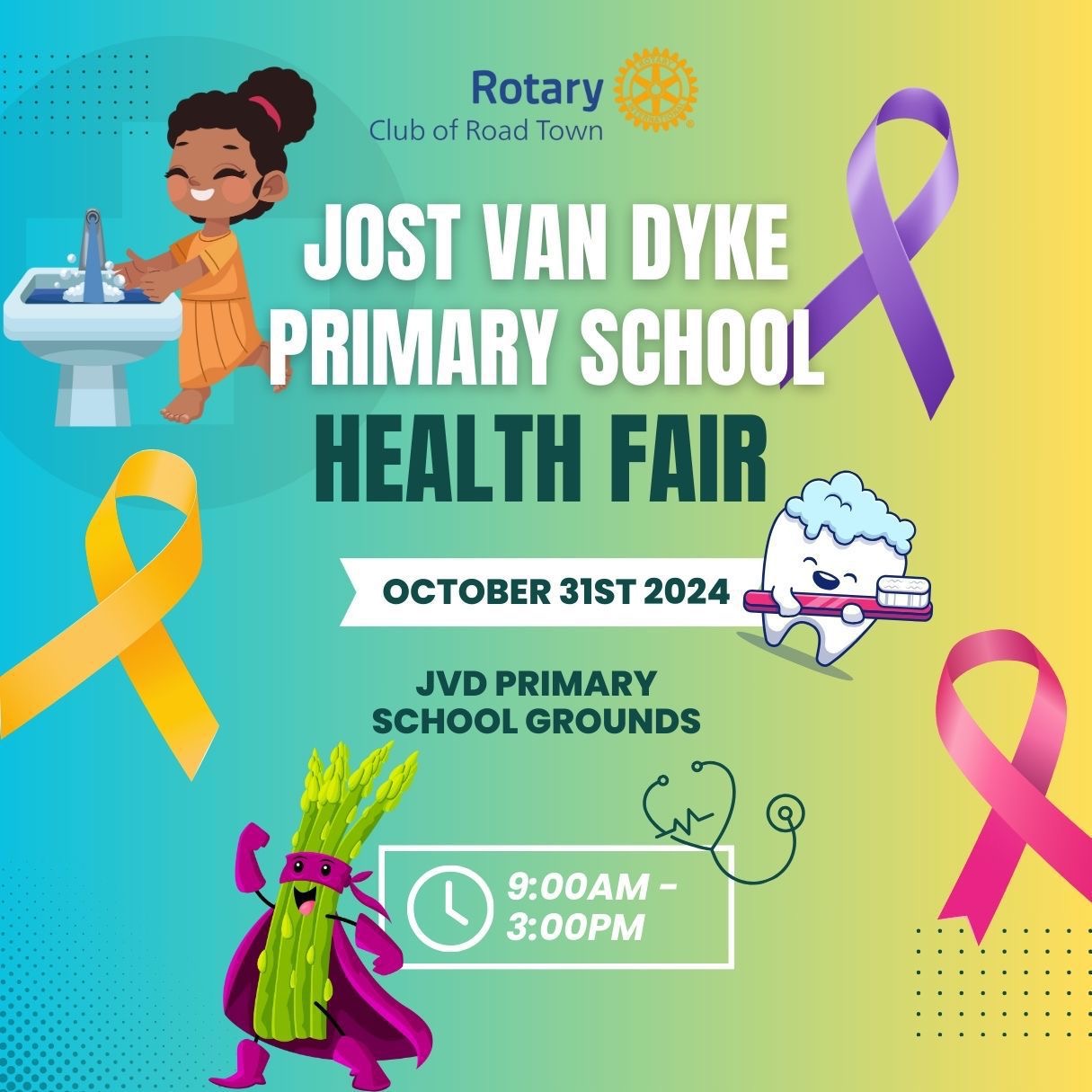 Mini Health Fair at Jost Van Dyke Primary School!! | Rotary Club of ...