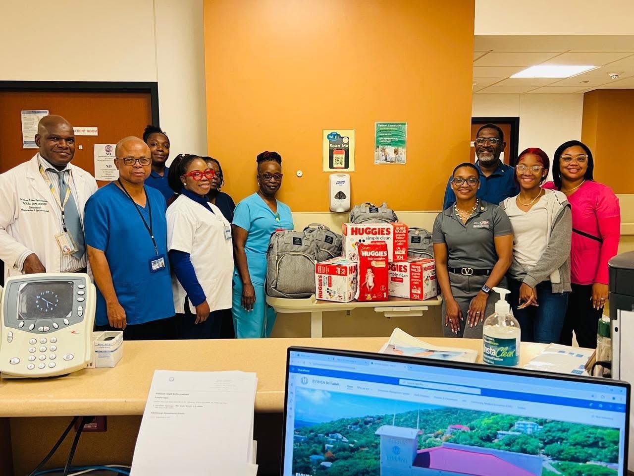 Donation to Obstetrics Ward at Dr. D. Orlando Smith Hospital | Rotary ...