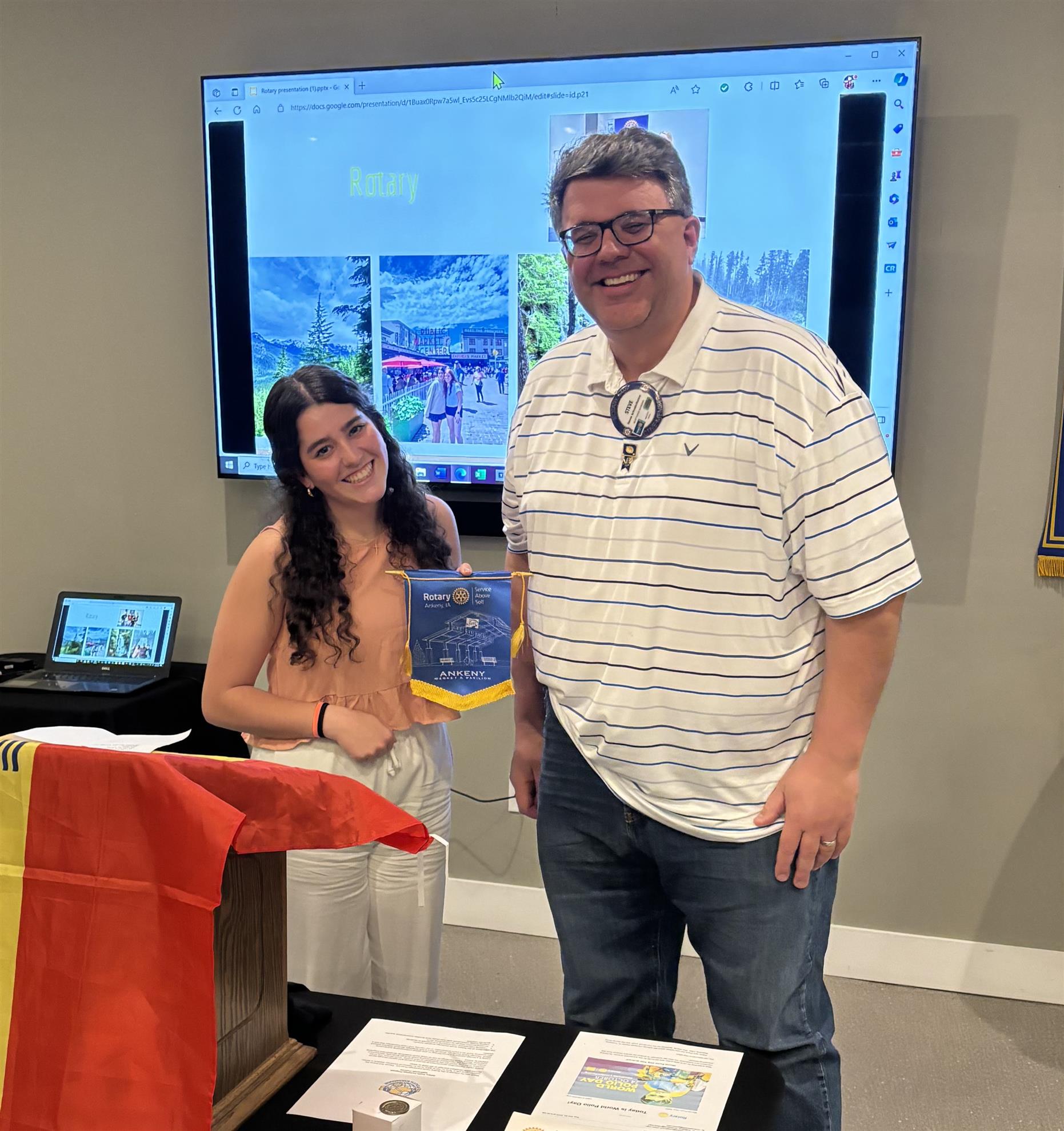 RYE Student Speaks at Rotary Meetings | Rotary Club of Ankeny