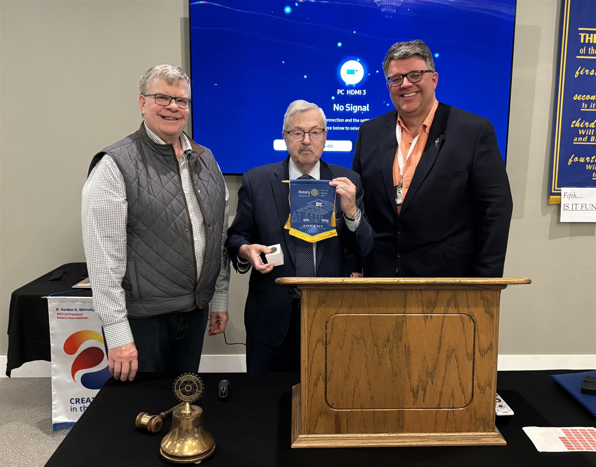Former Governor Terry Branstad Speaks to Rotary | Rotary Club of Ankeny