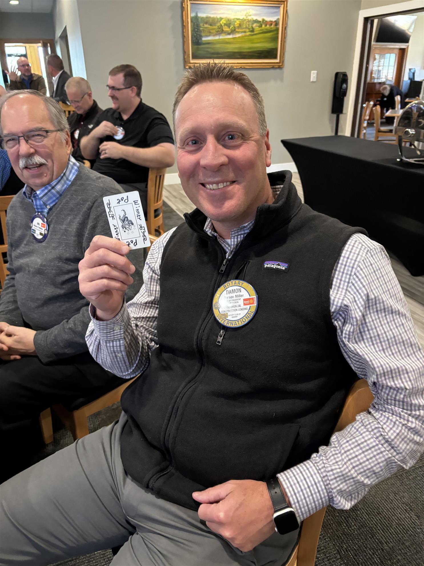 Damon Miller and John Foster Split the Pot | Rotary Club of Ankeny