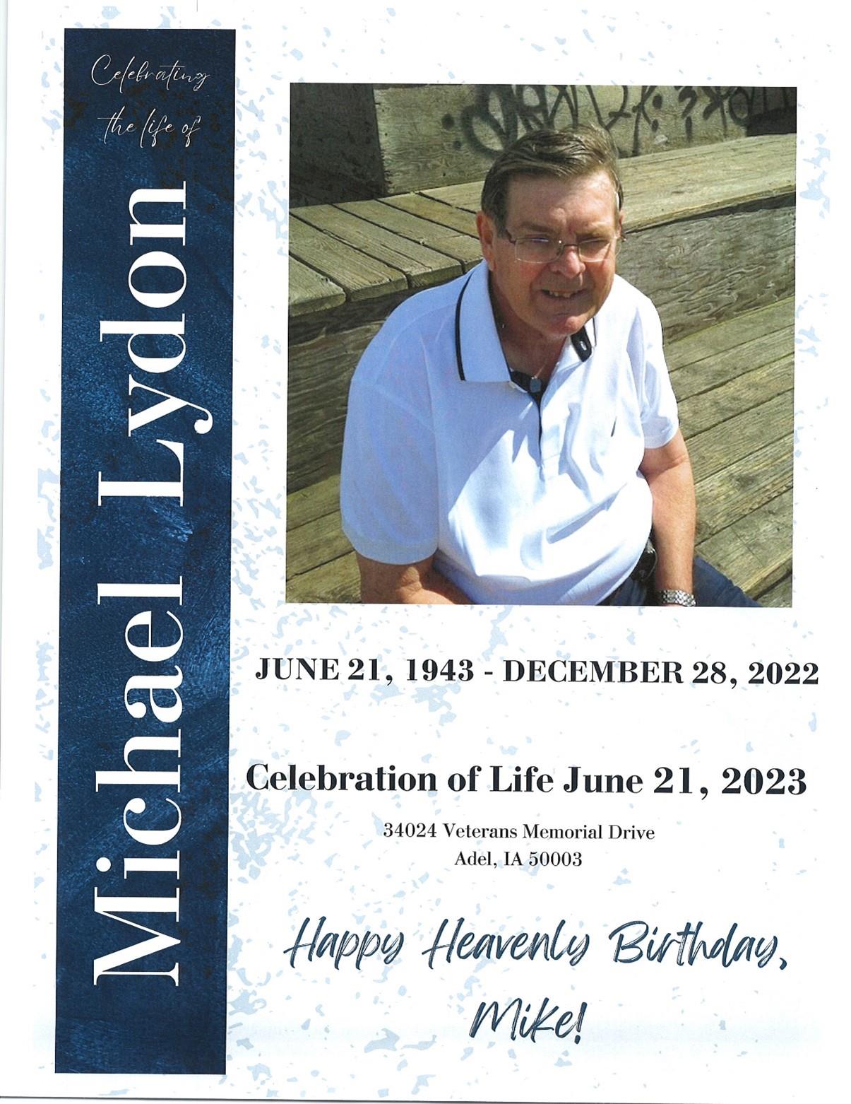 Mike Lydon Celebration of Life | Rotary Club of Ankeny