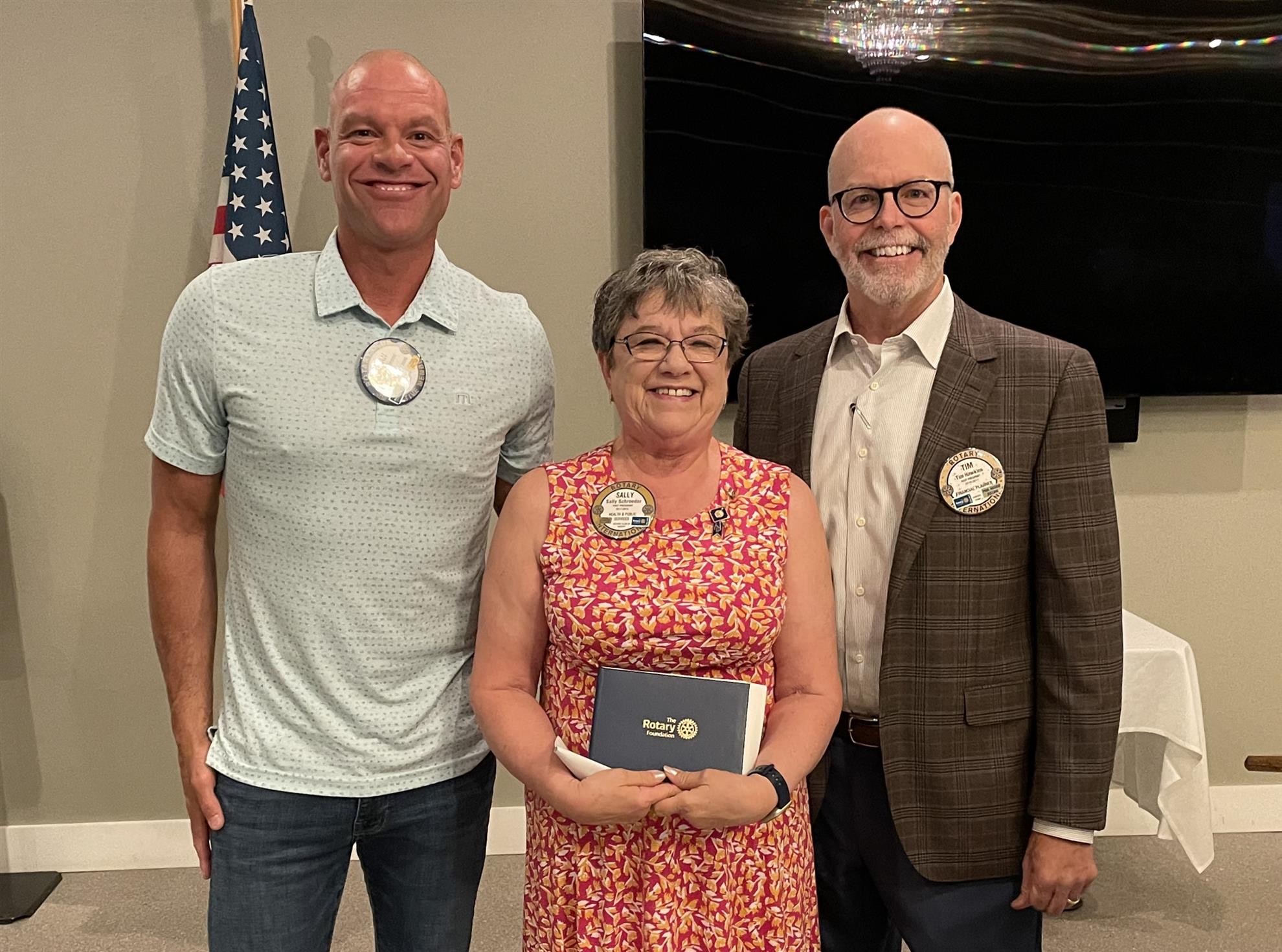 Sally Schroeder Joins RI Bequest Society | Rotary Club of Ankeny