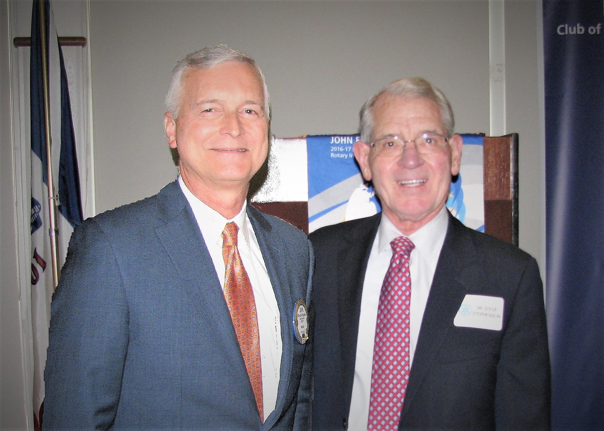 Dr. Steve Stephenson: Polio Update and Local Historical Review | Rotary ...