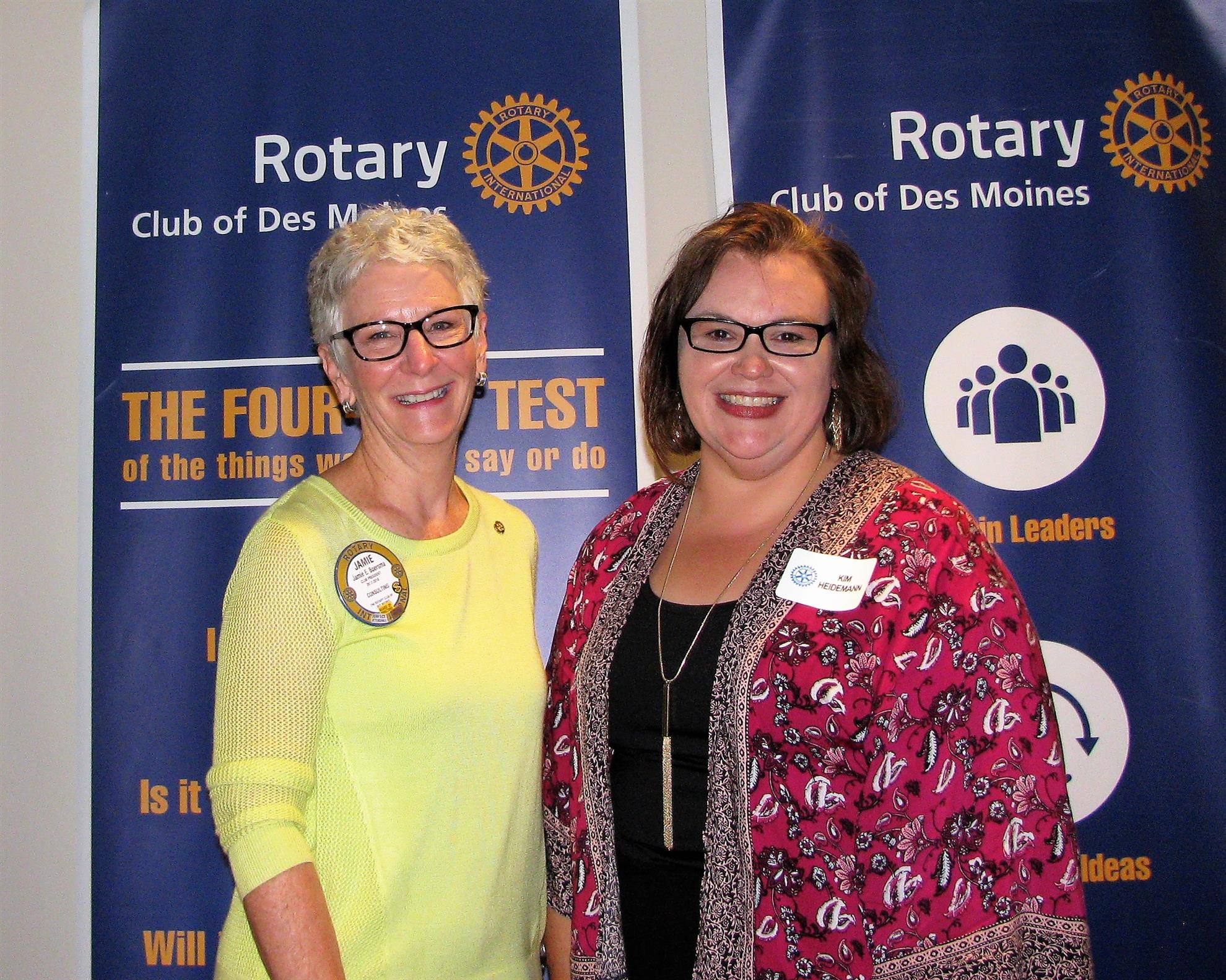 Kim Heidemann, IA Sister States | Rotary Club of Des Moines