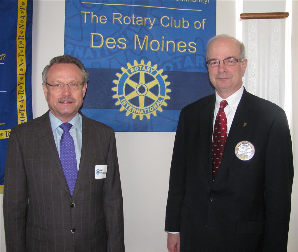 Paul Schickler, DuPont Pioneer President | Rotary Club of Des Moines