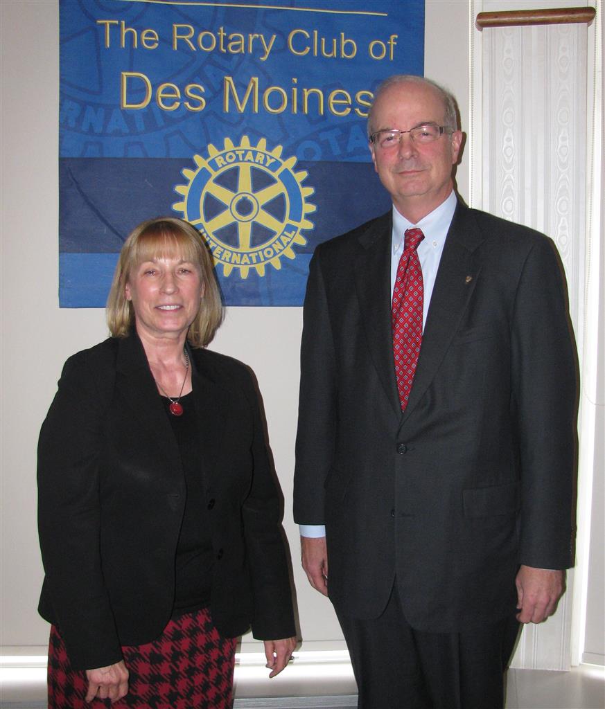 Marsha Ternus -- The Harkin Institute | Rotary Club of Des Moines