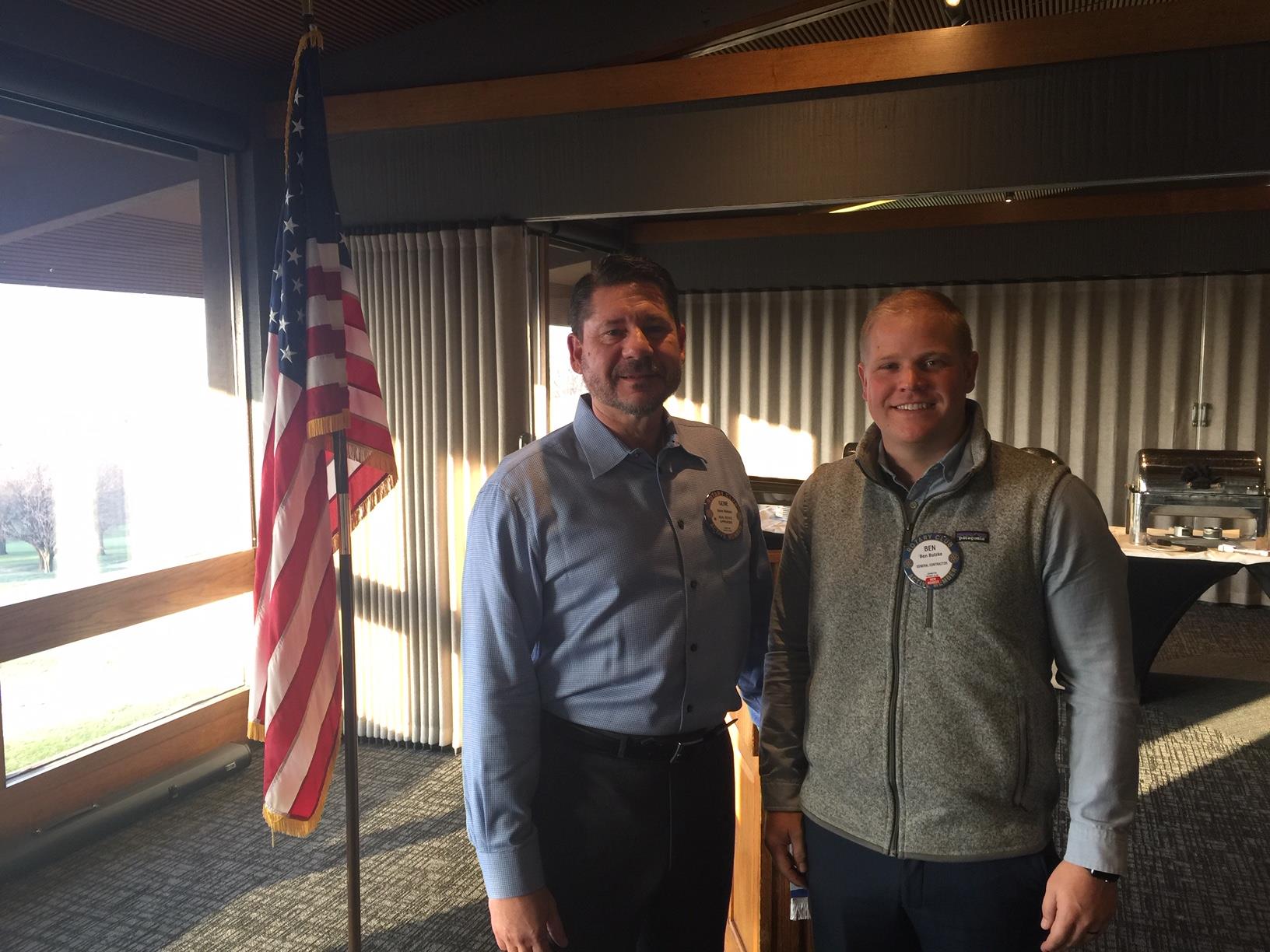Ben Butzke - Rotary's Newest Member - 11-20-2018 | Johnston Rotary Club