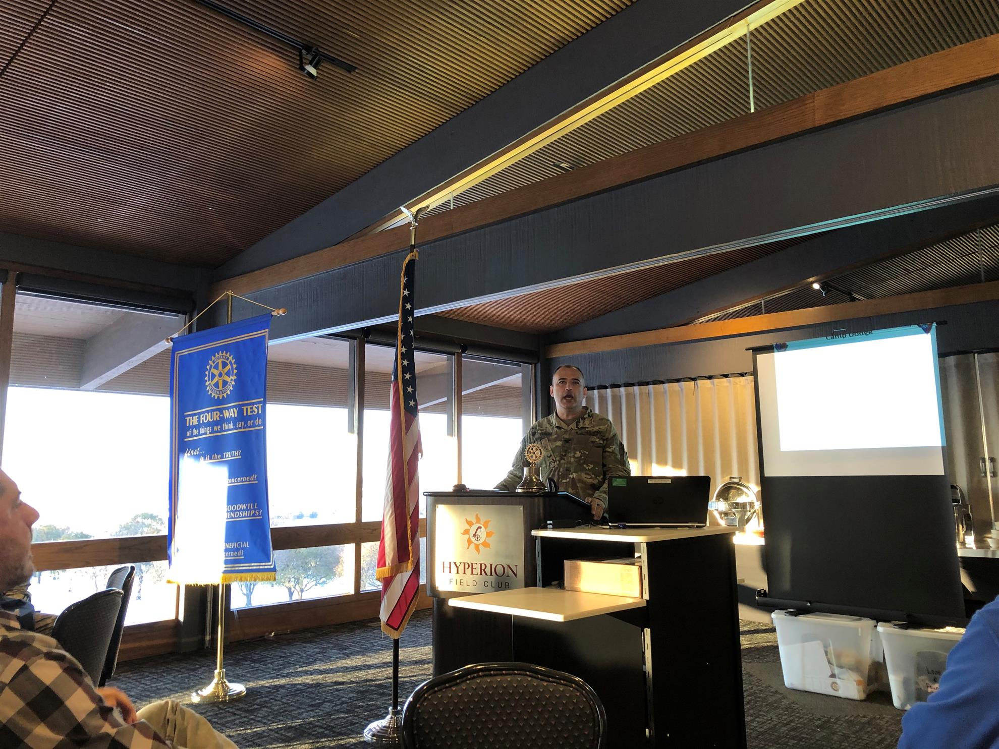 Colonel John Perkins 11-12-2019 | Johnston Rotary Club