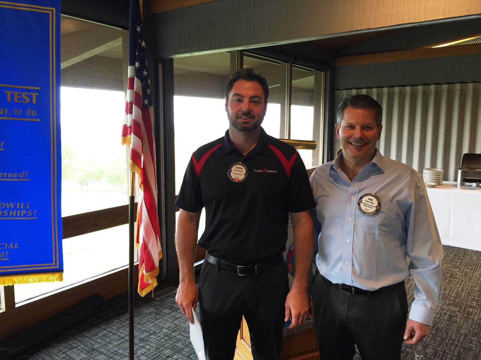 Dr. Aaron Rector - Past Member is Back, 5-8-2018 | Johnston Rotary Club