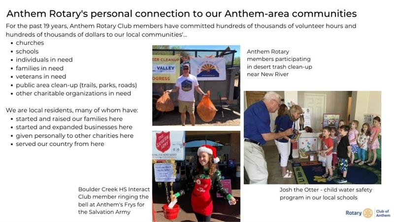Home Page | Rotary Club of Anthem