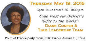 FAREWELL TO DIANE CONFER | Rotary Club of Edina Morningside