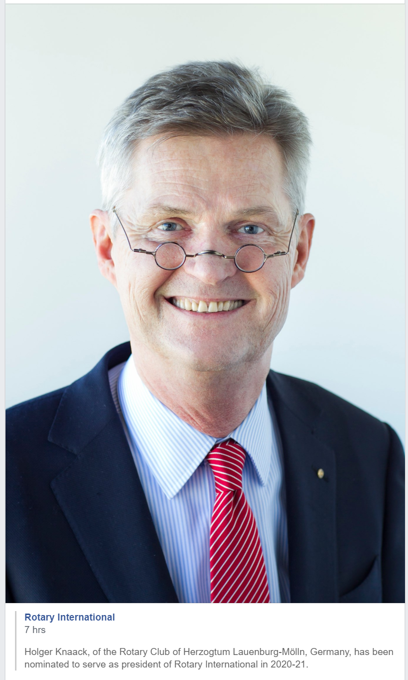 RI PRESIDENT 2020-2021 | Rotary Club of Edina Morningside