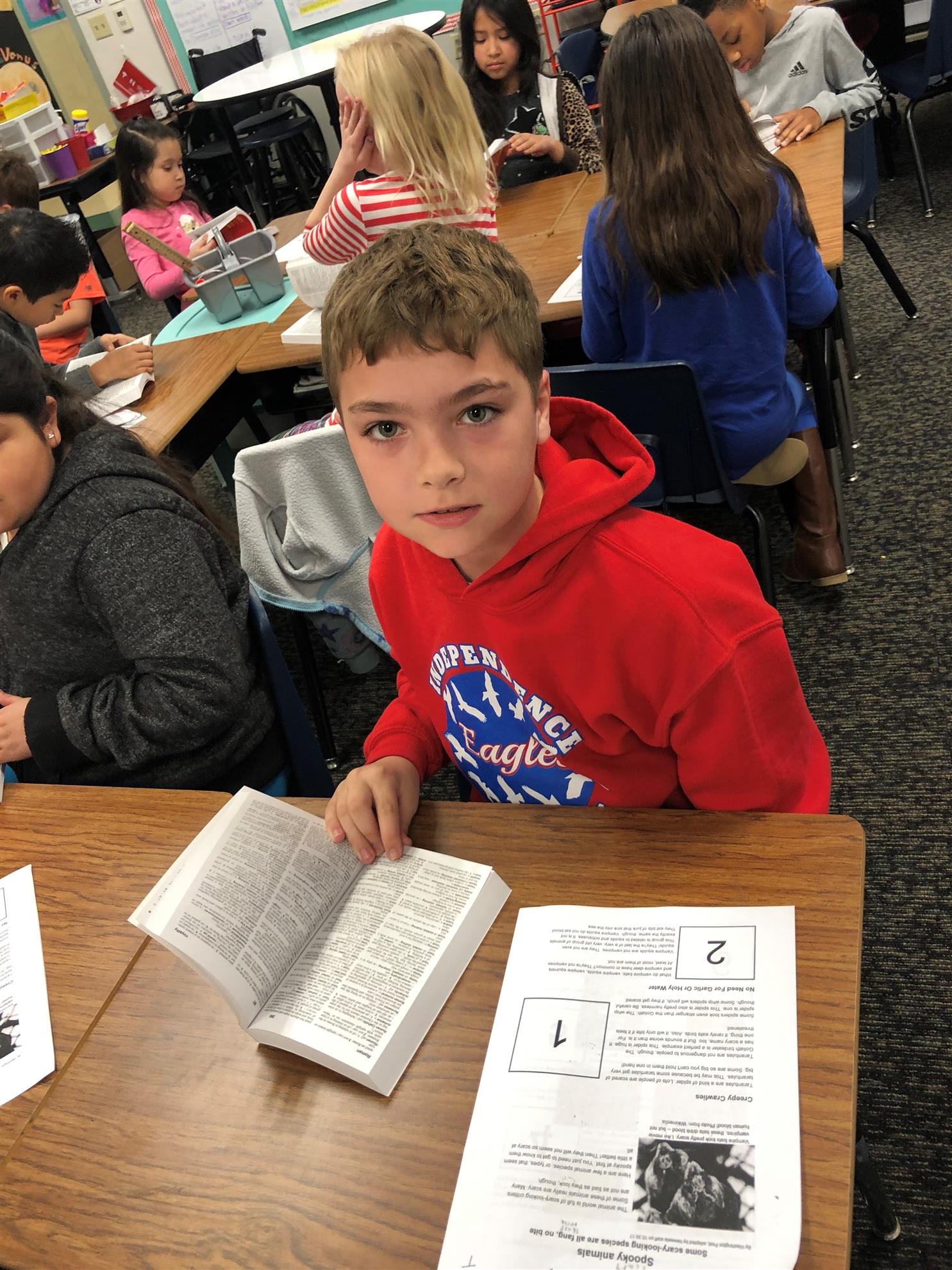 Dictionary Distribution to 3rd graders | Lewisville Morning Rotary Club