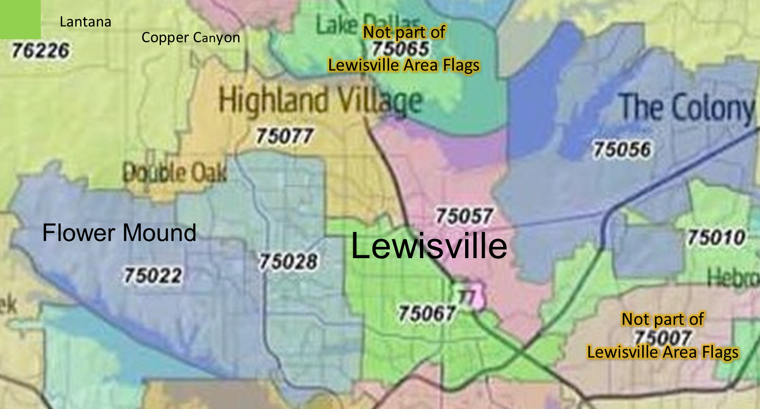 Lewisville Area Flags | Lewisville Morning Rotary Club