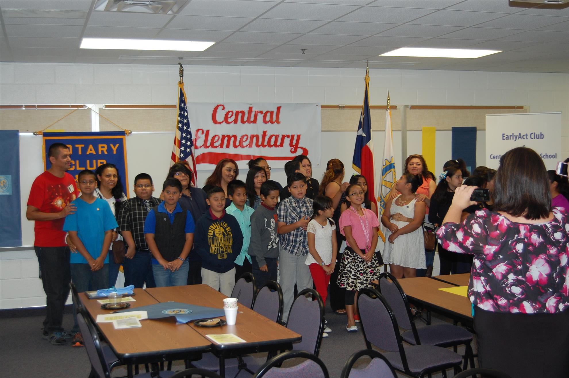 EarlyAct Club Chartered at Central ES | Lewisville Morning Rotary Club
