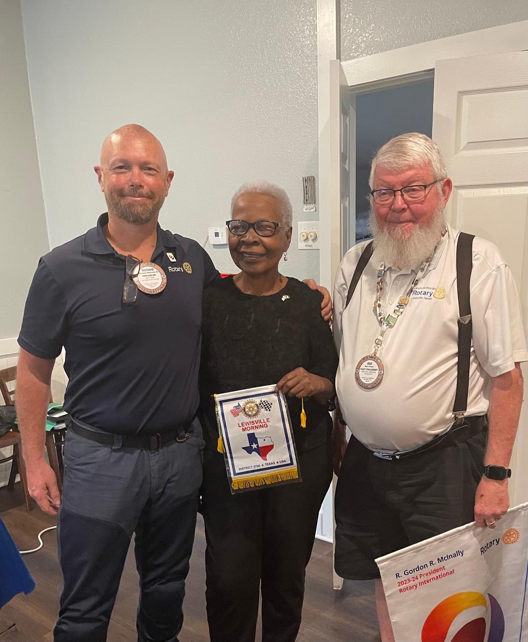 Our Guest from Nigeria - Hairat | Lewisville Morning Rotary Club