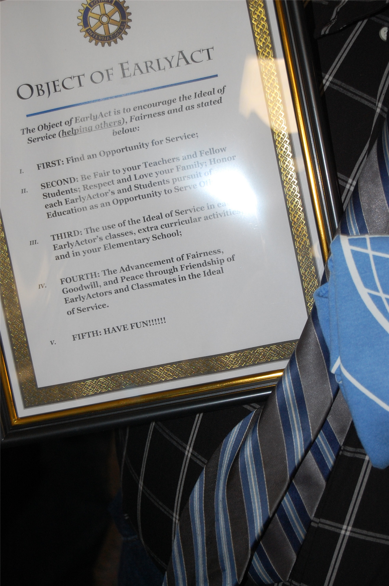 EarlyAct Club Chartered at Central ES | Lewisville Morning Rotary Club