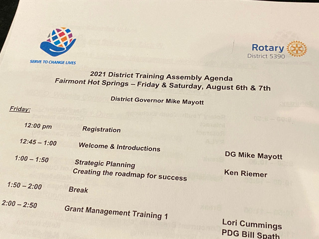 District Assembly 2021 | Rotary Club of Missoula