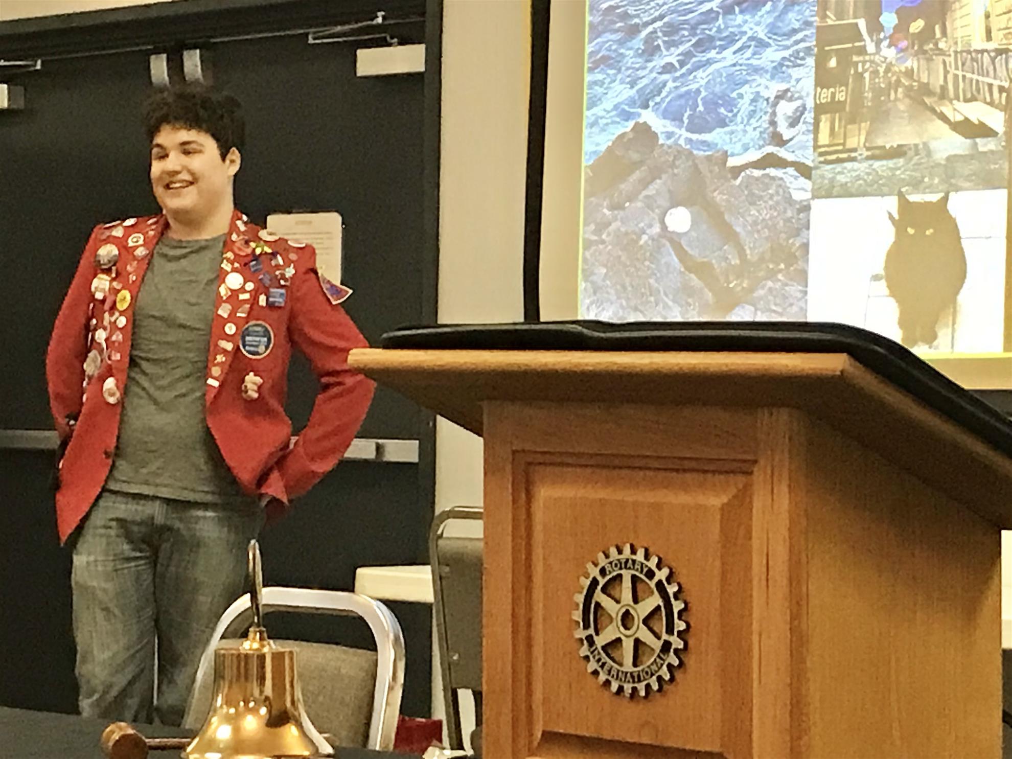 Welcome back Noah! | Rotary Club of Pender Harbour (Madeira Park)