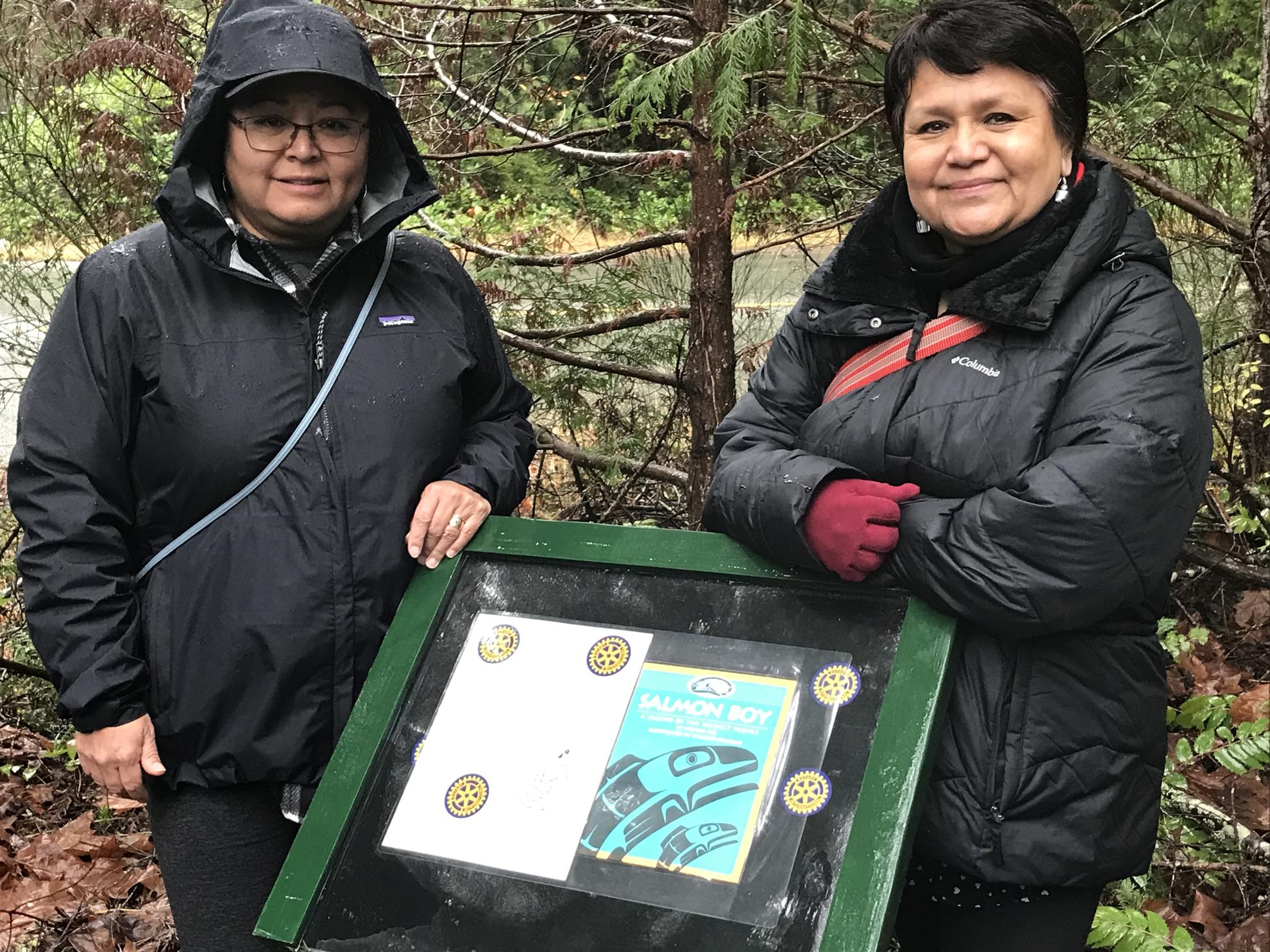 Sechelt First Nations blessing of the Storybook Walk | Rotary Club of ...