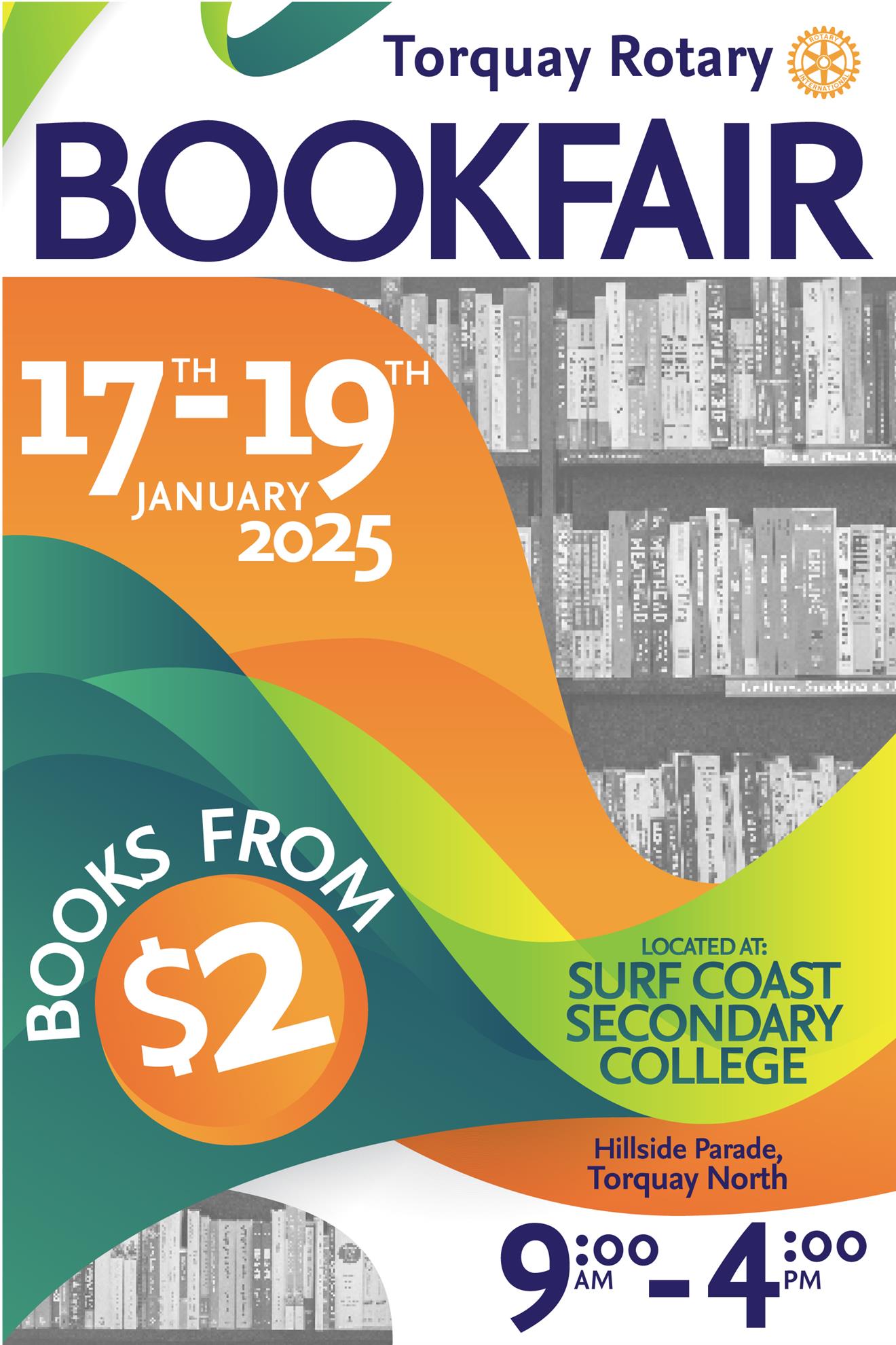 Torquay Rotary BOOK FAIR 2025 | Rotary Club of Torquay
