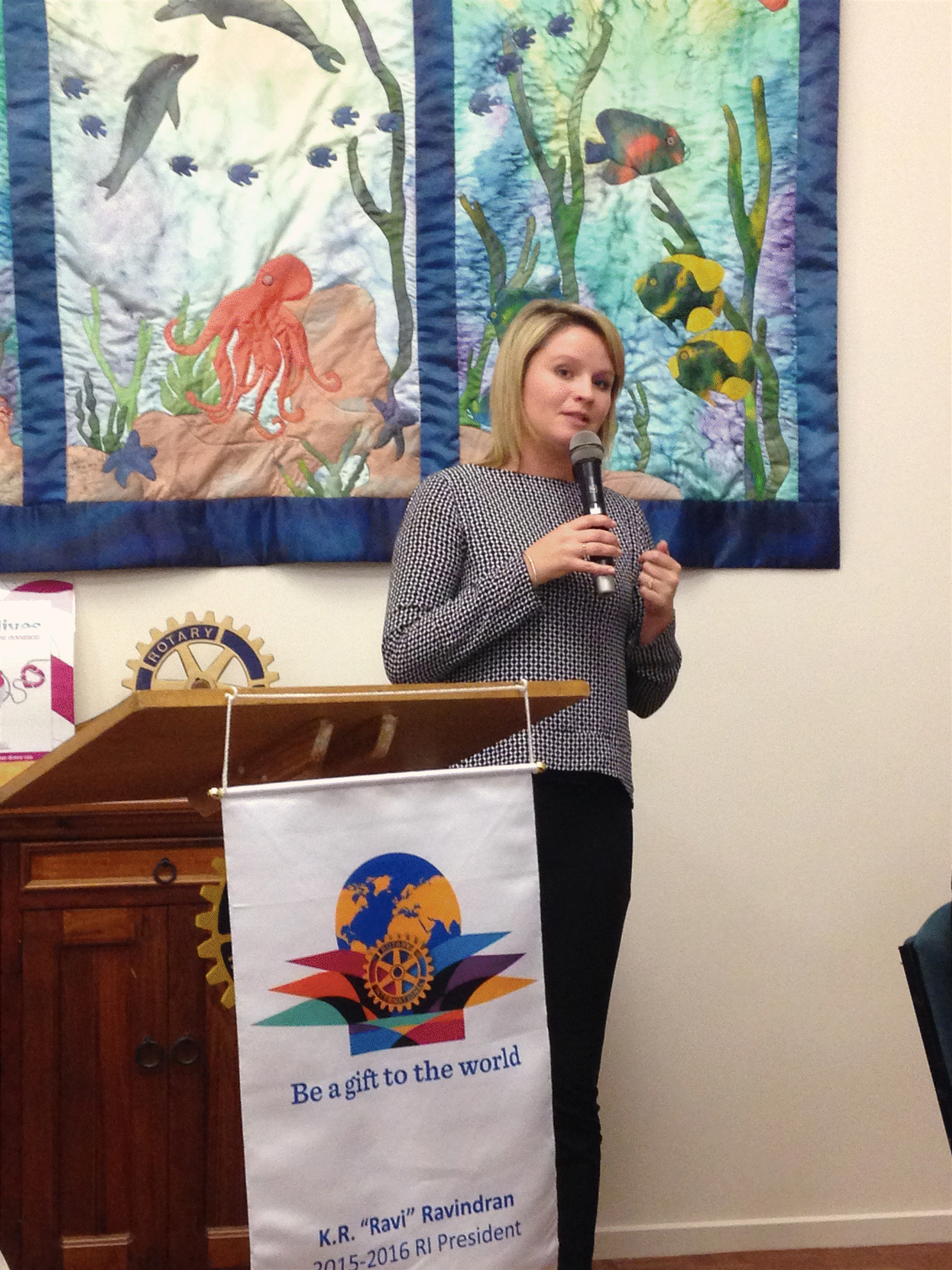 11 Apr 2016 - Rotary Guest Speaker - Zoe Waters | Rotary Club of Torquay