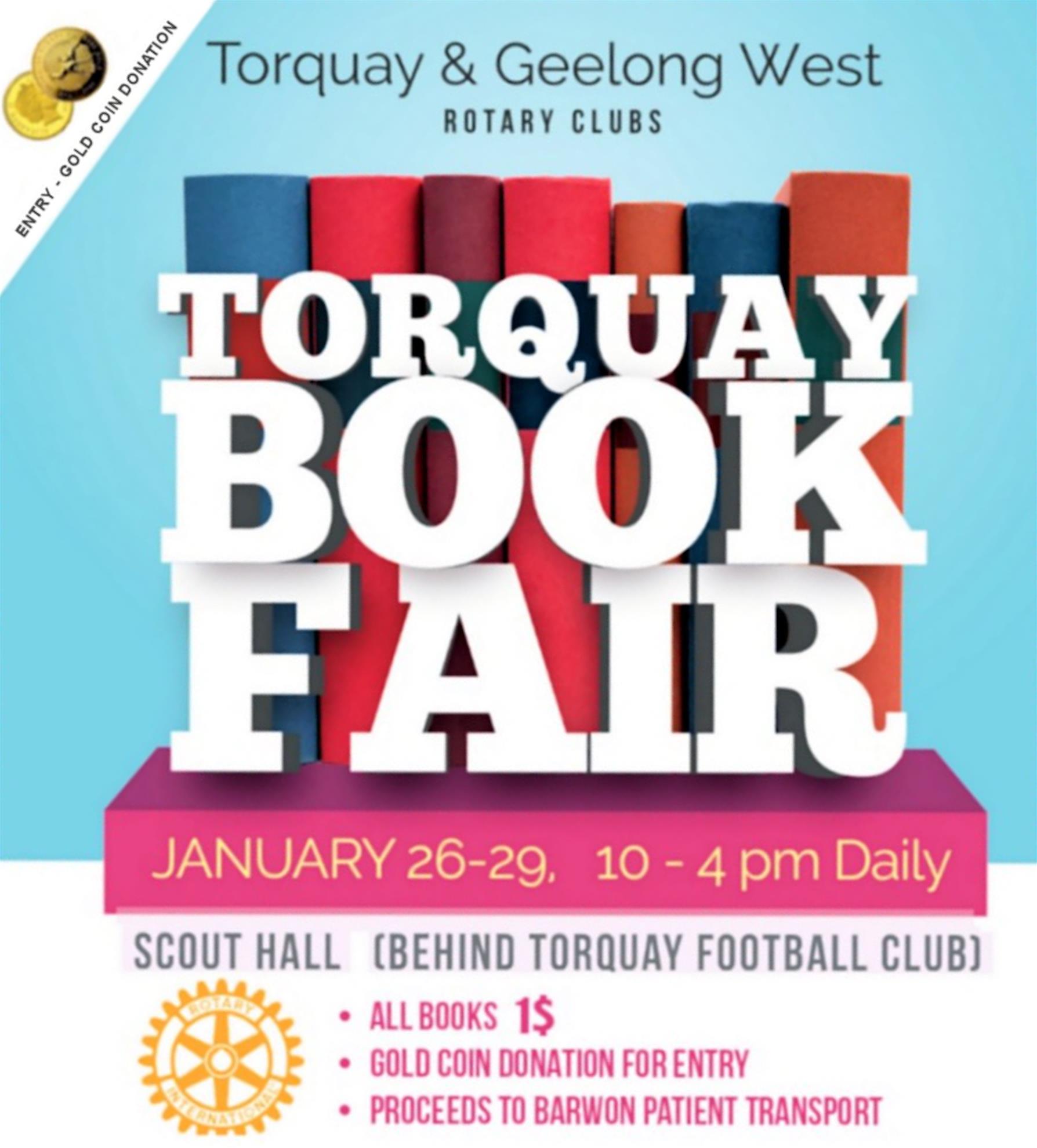 Torquay Rotary Book Fair | Rotary Club of Torquay