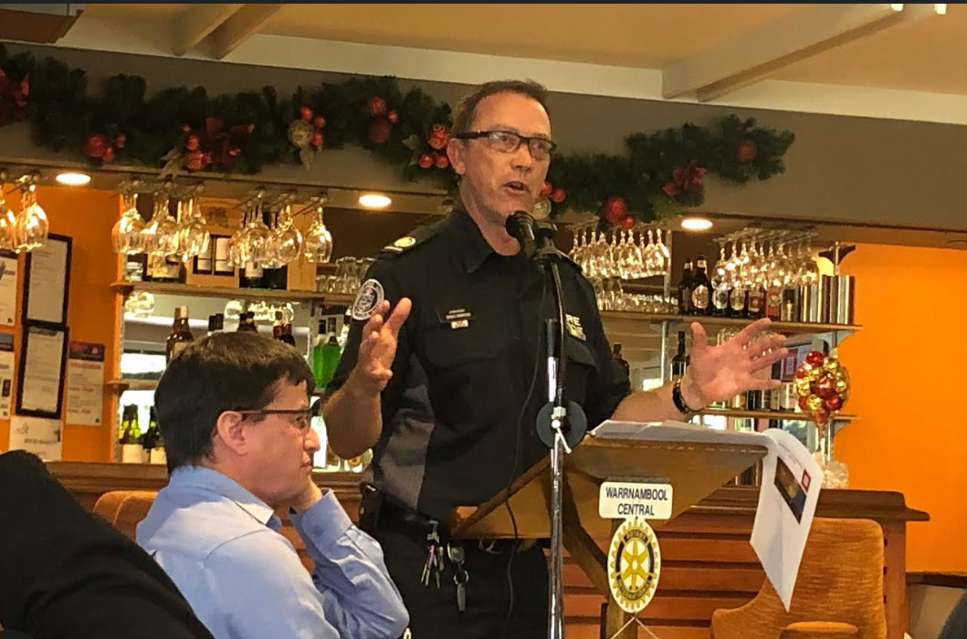 Commander Greg Kinross talks about the CFA. | Rotary Club of ...