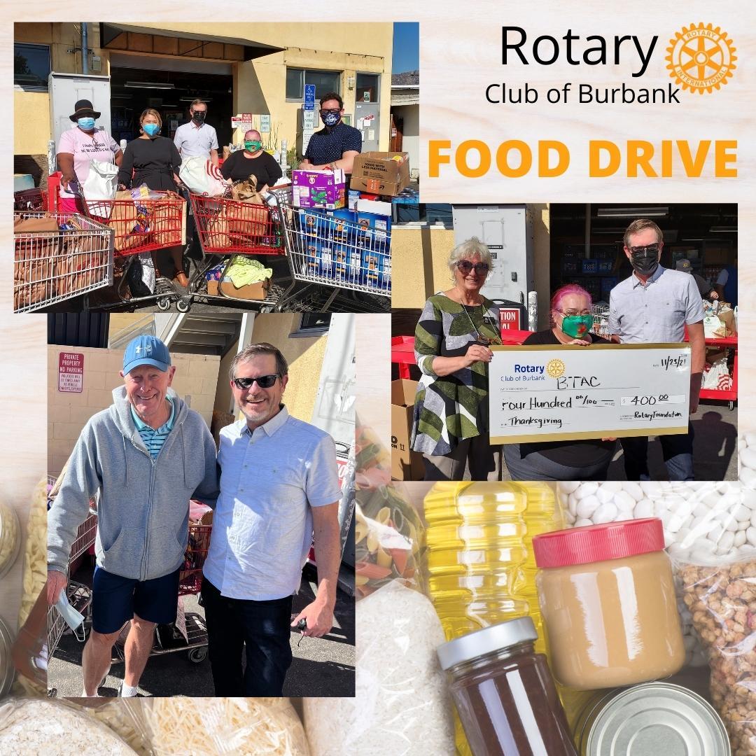 Rotary Coordinates Food Drive | Rotary Club of Burbank