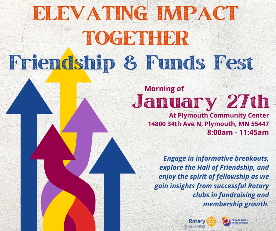 Elevating Impact Together Jan. 27th | Rotary Club of Maple Grove