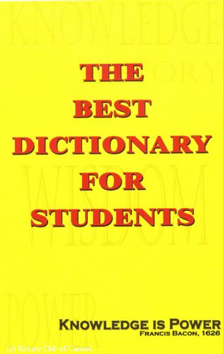 The Dictionary Project | Rotary Club of Carmel