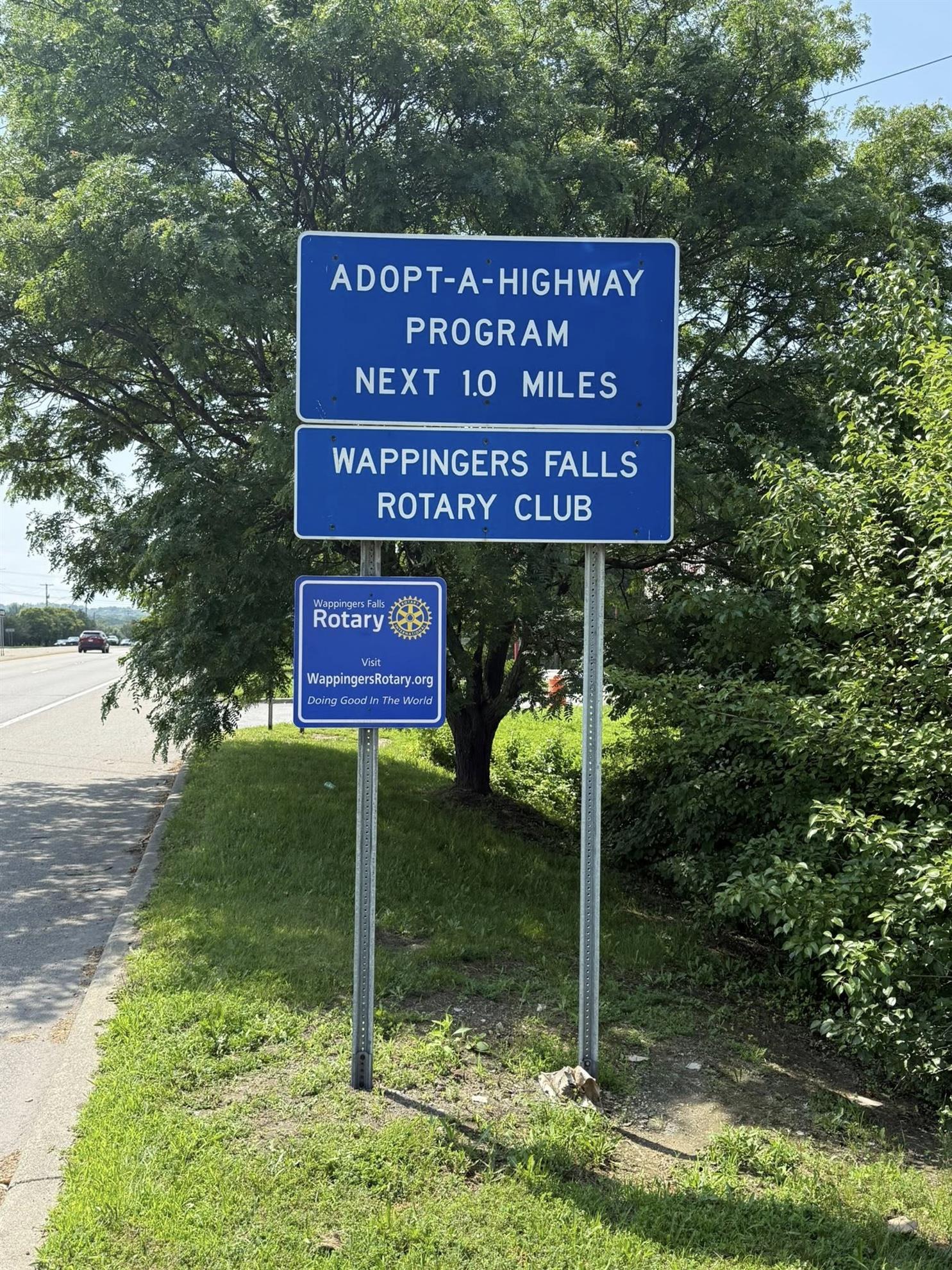 Adopt a Highway Signs | Rotary Club of Wappingers Falls