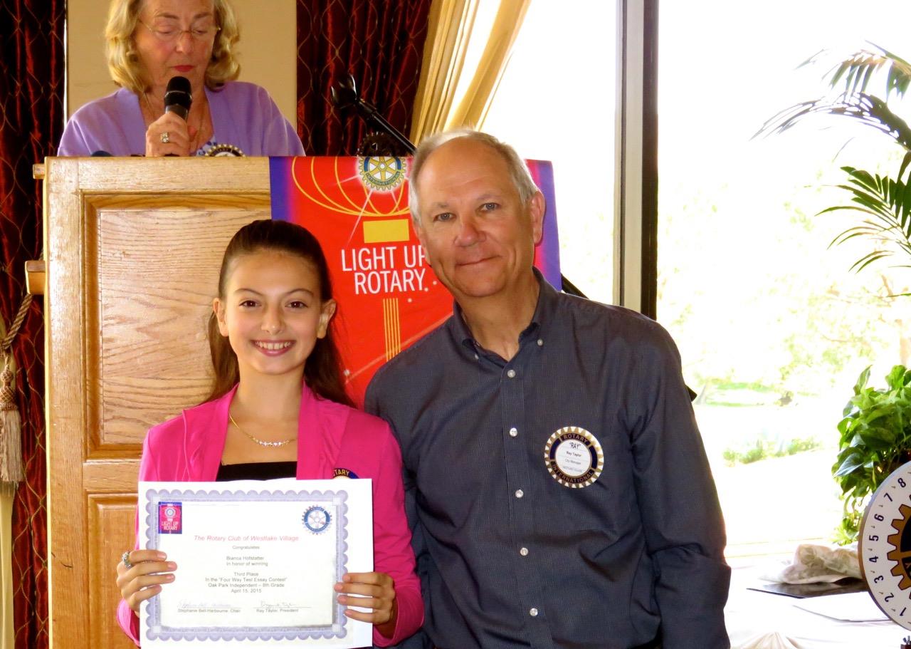 Meeting Notes | Rotary Club of Westlake Village