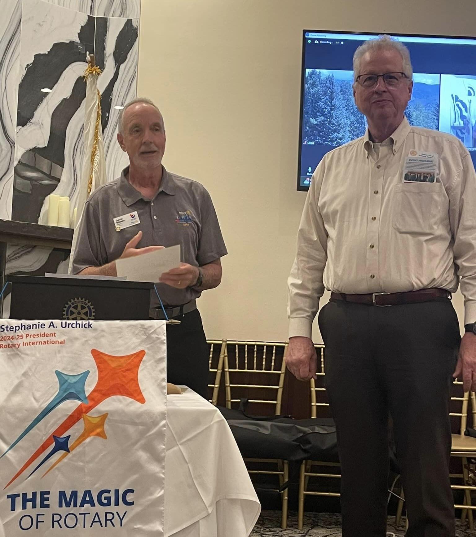 Service Awards August 2024 | Rotary Club of Arlington Heights