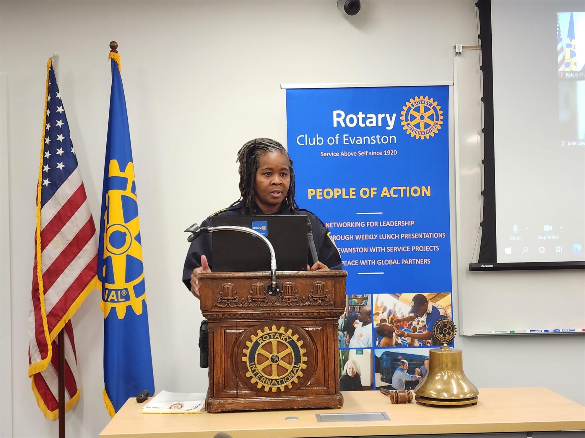 Evanston Chief of Police, Schenita Stewart | Rotary Club of Evanston