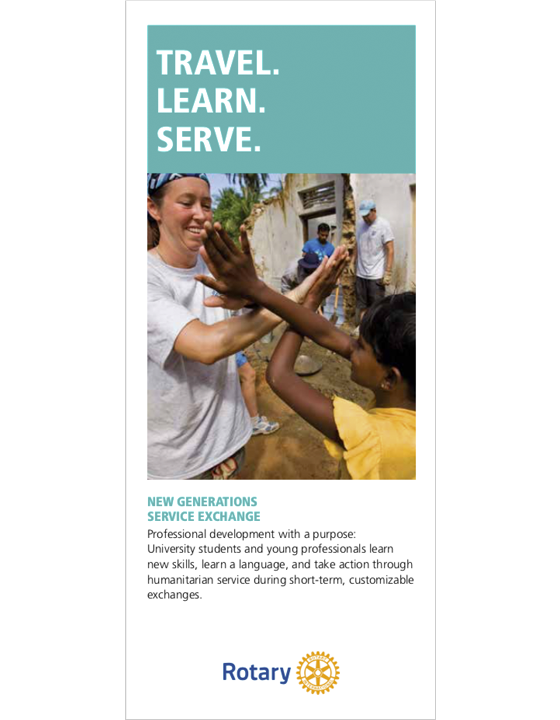 Develop a service exchange program | Rotary Club of Northbrook